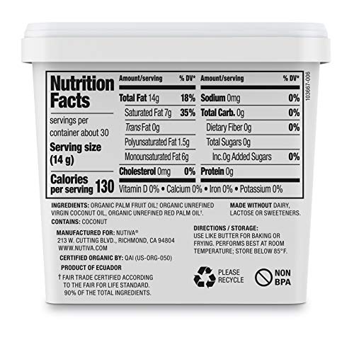 Nutiva Organic Shortening, Original, 15 oz