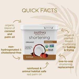 Nutiva Organic Shortening, Original, 15 oz