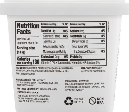 Nutiva Organic Shortening, Original, 15 oz