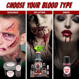 Bloody Mary, Fake Scab Blood Body Paint Makeup, (Small - 1oz)