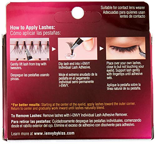 Kiss Envy Ultra Black Flare Long Lashes