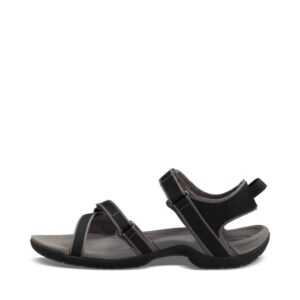 teva women's verra sandal, black, 8 m us