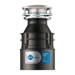 insinkerator badger 100 1/3 hp continuous feed garbage disposal