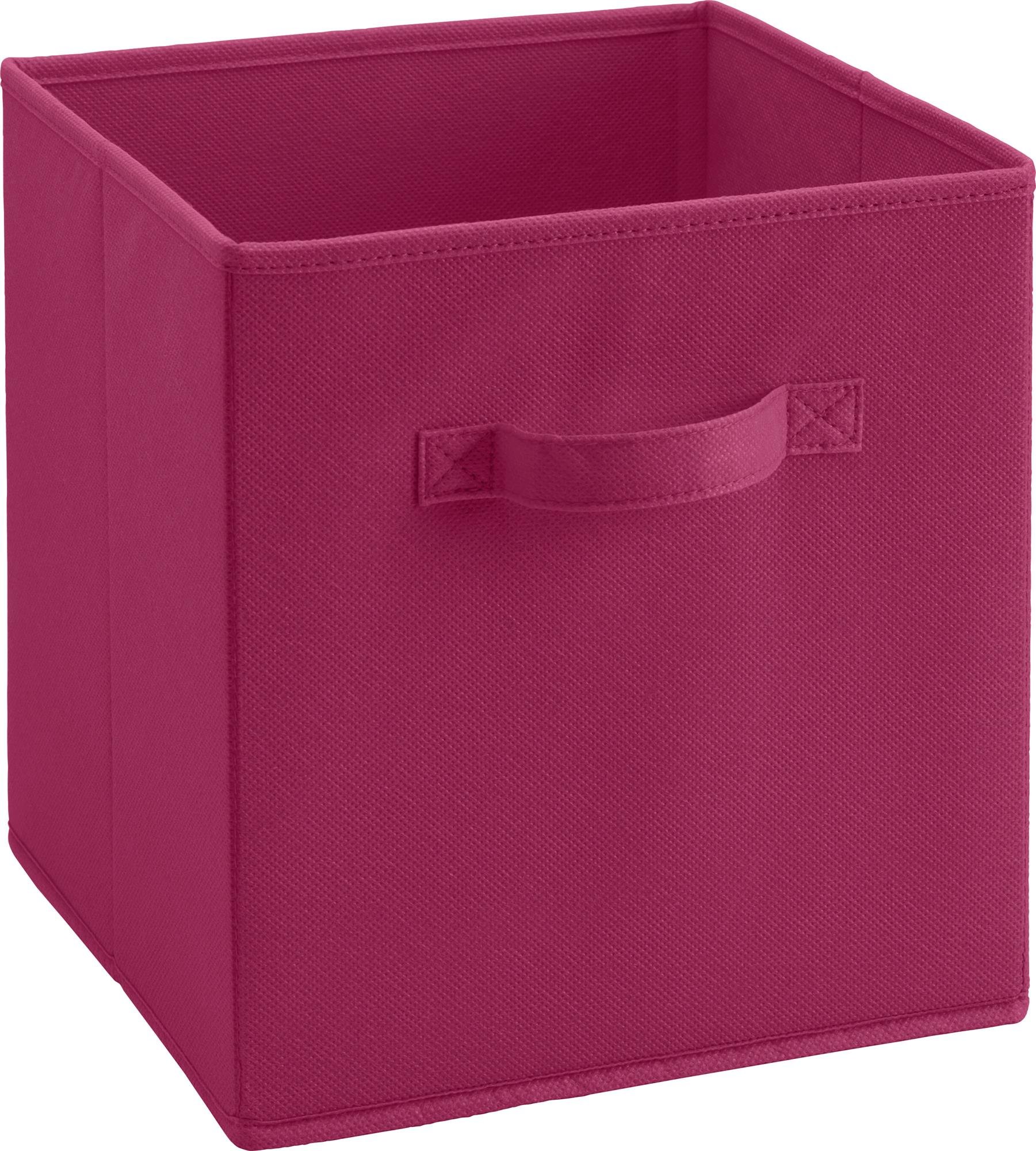 SystemBuild Fabric Storage Bin, Dark Pink