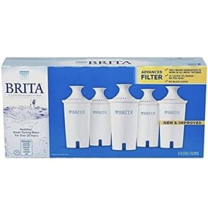 brita 35516 ob03 pitcher replacement cartridge (5-pack)