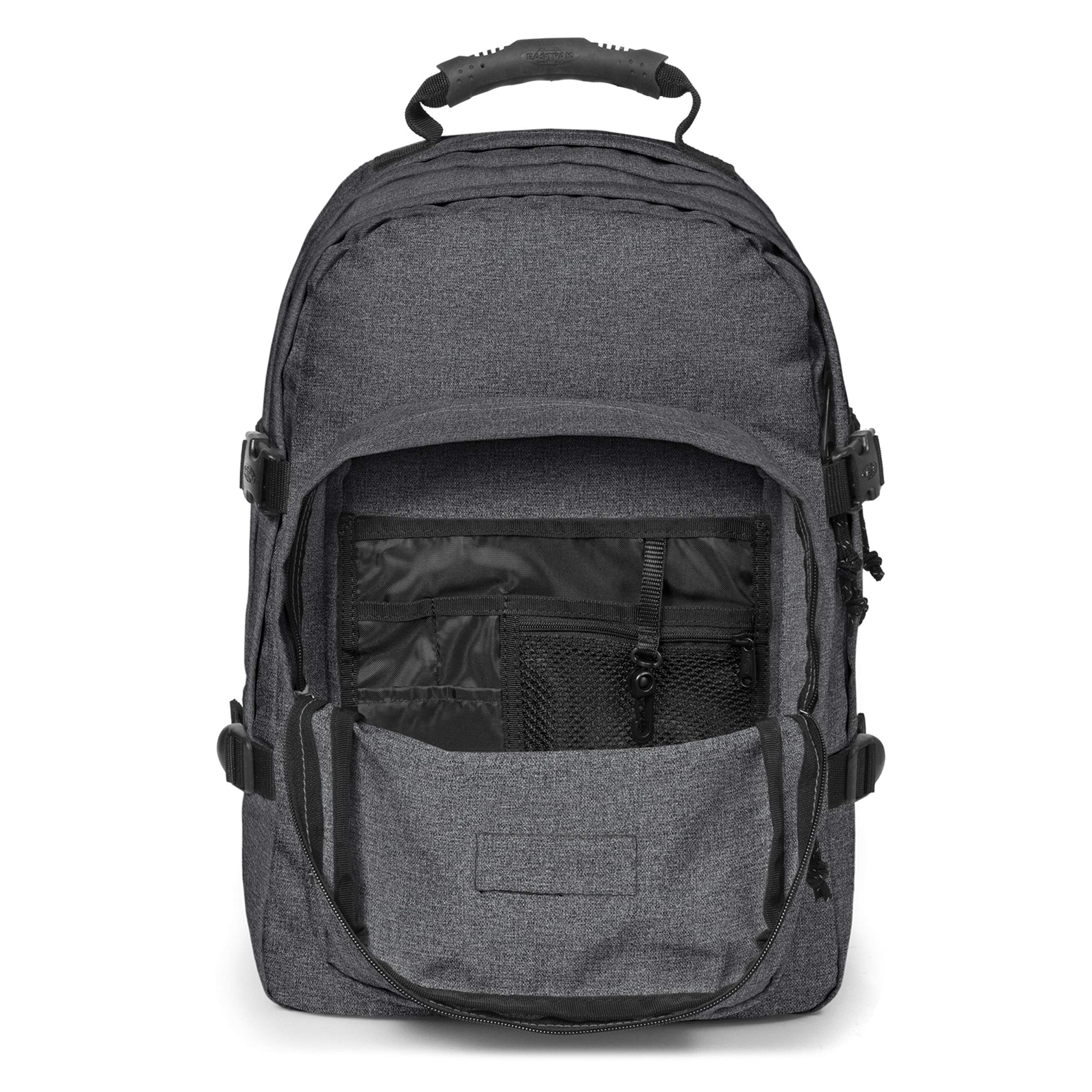 Eastpak Provider Backpack - Bag For Laptop, Travel, Work, or Bookbag - Black Denim