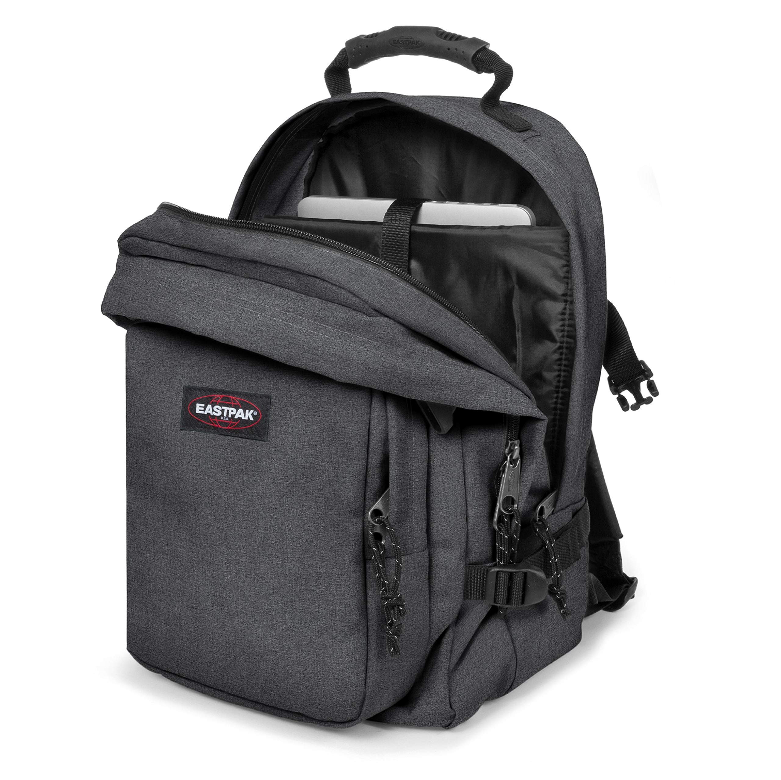 Eastpak Provider Backpack - Bag For Laptop, Travel, Work, or Bookbag - Black Denim