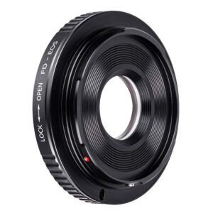 K&F Concept Pro Lens Mount Adapter Compatible for Canon FD FL 35mm SLR Lens to Canon EOS (EF, EF-S) Camera, Compatible with Canon 1D, 1DS, Mark II, III, IV, Digital Rebel T5i, T4i, T3i, T3