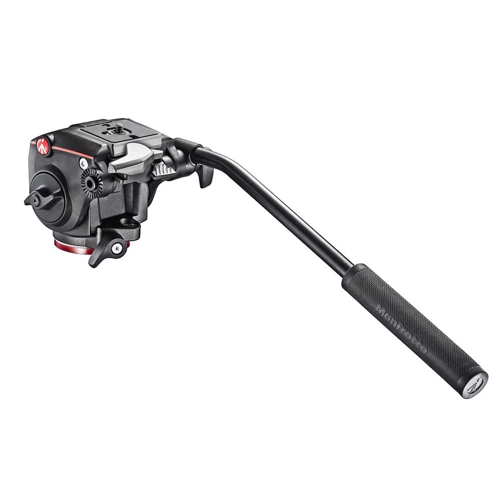 Manfrotto XPRO Fluid Head with Fluidity Selector, Professional Tripod Head for Mirrorless, DSLR and Video Camera, for Professional Photography, Content Creation, Vlogging and Videomaking, Payload 5 kg