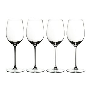 riedel veritas leaded crystal viognier/chardonnay wine glass bundle (4-pack)