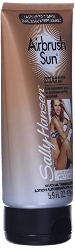 Sally Hansen Airbrush Legs, Gradual Tanning Lotion Light to Medium 5.9 Oz