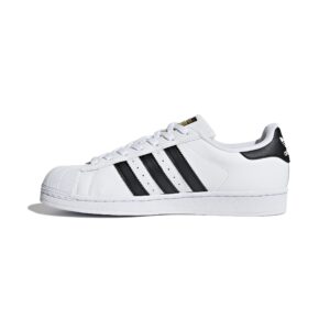 adidas originals mens super star sneaker, white/black/white, 11 us