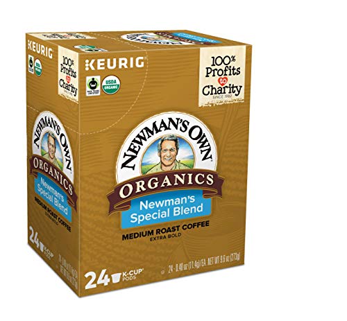 Newman's Own Organics Keurig Single-Serve K-Cup Pods Special Blend Medium Roast Coffee, Fair Trade Certified, 24 Count