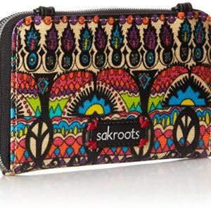 Sakroots Artist Circle Smartphone Crossbody, Radiant One World