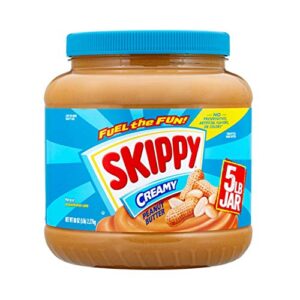 skippy creamy peanut butter, 5 pound