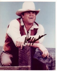 kirkland signature dan blocker, hoss cartwright 8 x 10 photo autograph on glossy photo paper