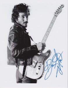 kirkland bruce springsteen 8 x 10 photo autograph on glossy photo paper