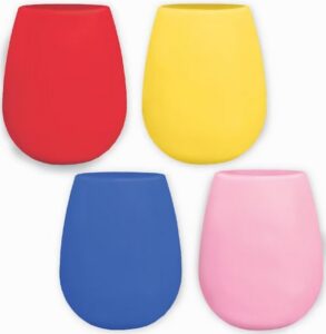 silicone wine glasses by sharkskinzz