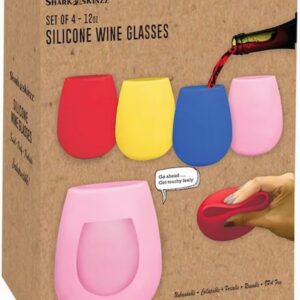 Silicone Wine Glasses by SharkSkinzz