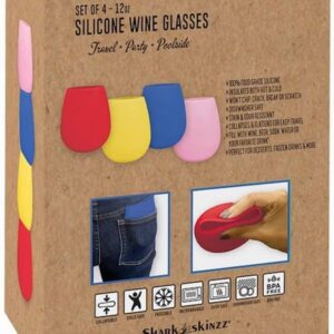 Silicone Wine Glasses by SharkSkinzz