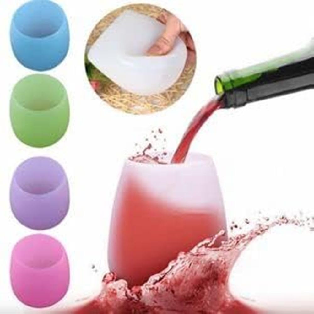 Silicone Wine Glasses by SharkSkinzz