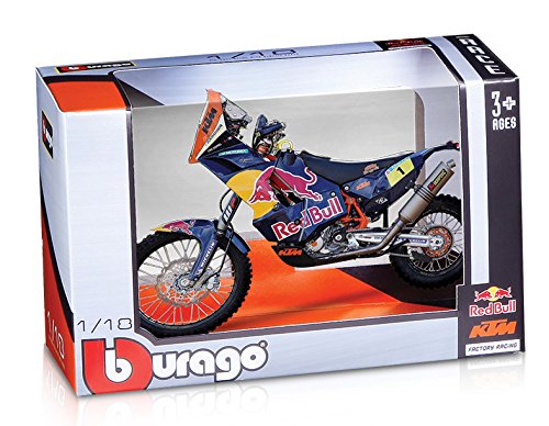 KTM 450 Rally Dakar #1 "Red Bull" Motorcycle 1/18 by Bburago 51071