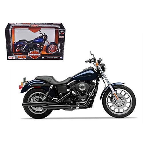 Maisto 2004 Harley Davidson Dyna Super Glide Sport Bike 1/12 Motorcycle Blue