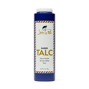 johnny b professional barber talc talcum powder 7 oz.