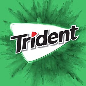 Trident Unwrapped Spearmint Sugar Free Gum, 4 Bottles of 50 Pieces (200 Total Pieces)