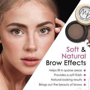 Marie-José & Co Medium Brown Eyebrow Powder - Perfect eyebrows, powder smooth!