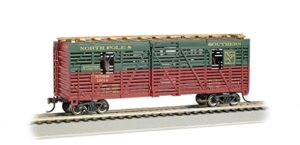 bachmann 40' animated stock car - christmas with reindeer - ho scale