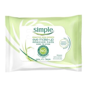 simple eye make-up remover pad, 30 count (pack of 3)