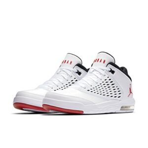 Jordan Men's Flight Origin 4 Size 14 D (M) US White/Gym Red-Black