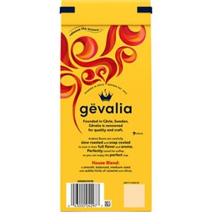 Gevalia Decaf House Blend Medium Roast Ground Coffee (12 oz Bag)