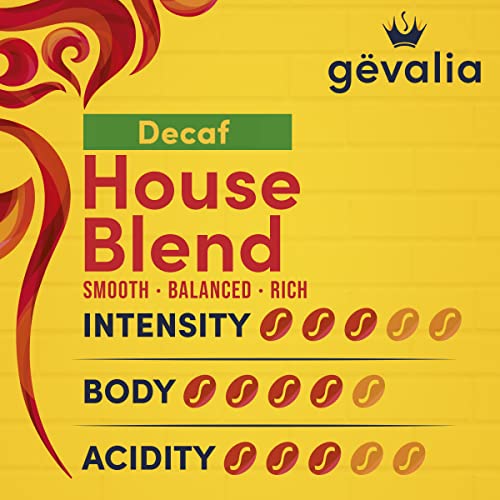 Gevalia Decaf House Blend Medium Roast Ground Coffee (12 oz Bag)