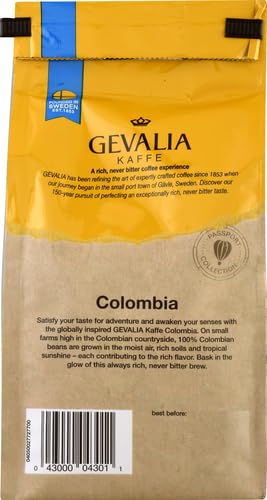 Gevalia Colombian Medium Roast Ground Coffee (12 oz Bag)