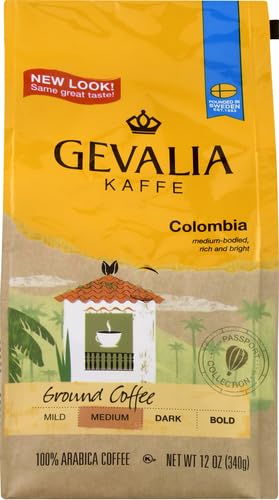 Gevalia Colombian Medium Roast Ground Coffee (12 oz Bag)