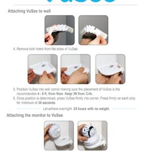 VuSee Corner | Universal Baby Monitor Shelf | Compatible with Most Baby Monitors | Safe Cord Management | Easy Installation