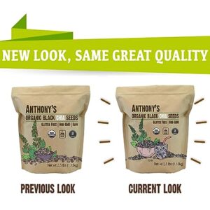 Anthony's Organic Chia Seed, 2.5 lb, Gluten Free, Vegan, Keto Friendly