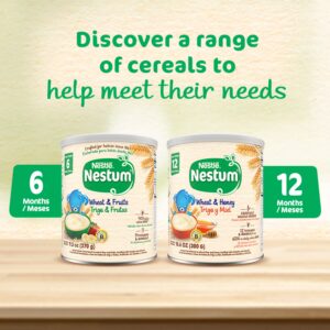 Nestle Nestum Junior Cereal, 3 Cereals - Wheat, Corn & Rice, Made for Toddlers 12 Months, 14.1 OZ Canister (Pack of 1)