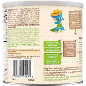 Nestle Nestum Junior Cereal, 3 Cereals - Wheat, Corn & Rice, Made for Toddlers 12 Months, 14.1 OZ Canister (Pack of 1)