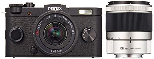 Pentax single-lens camera (black) double zoom kit regular color PENTAX Q-S1