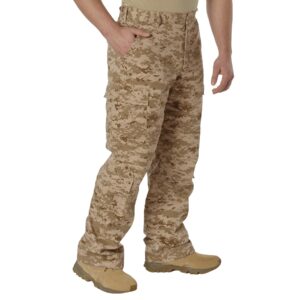 rothco vintage paratrooper fatigue-desert digital camo, large