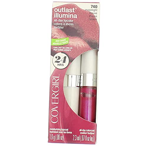 Covergirl Outlast Lipcolor, 740 Moonlight Mauve(2 Pack)