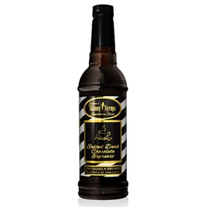 salted dark chocolate espresso- jordan's skinny syrups- sugar free