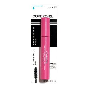 COVERGIRL Professional Super Thick Lash Waterproof Mascara 225 Very Black, .3 oz