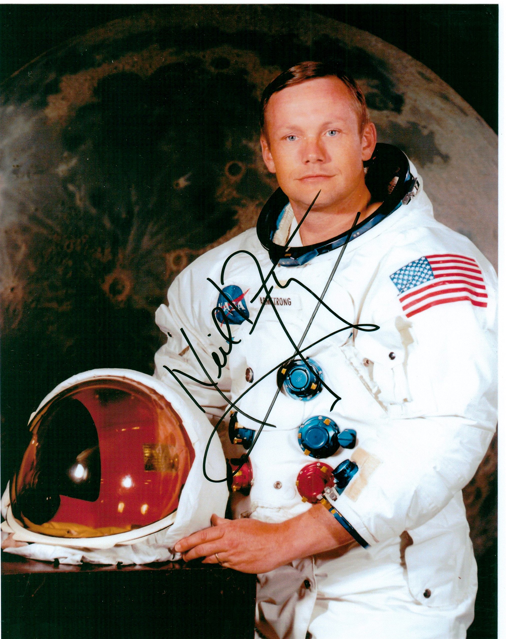 Kirkland Neil Armstrong 8 X 10 Photo Autograph on Glossy Photo Paper