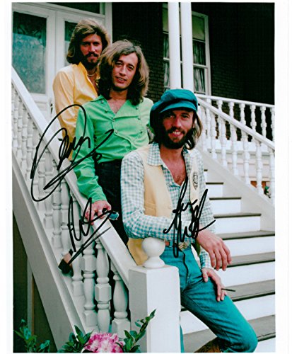 Kirkland Signature The Bee Gees, 8 X 10 Photo Display Autograph on Glossy Photo Paper