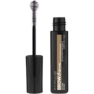 maybelline new york eyestudio brow drama sculpting brow mascara, blonde, 0.23 fluid ounce