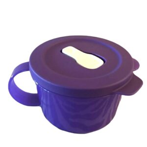 Tupperware Crystalwave Microwave Soup Mug 16 Oz Lavender Purple